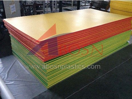 double color HDPE boards/dual color 3 layer HDPE panel/ HDPE double ...