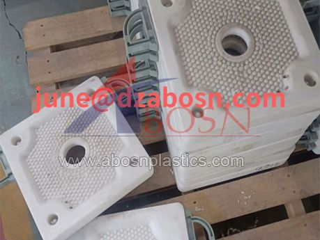 PE 1000 white plastic filter presses plate China Manufacturer